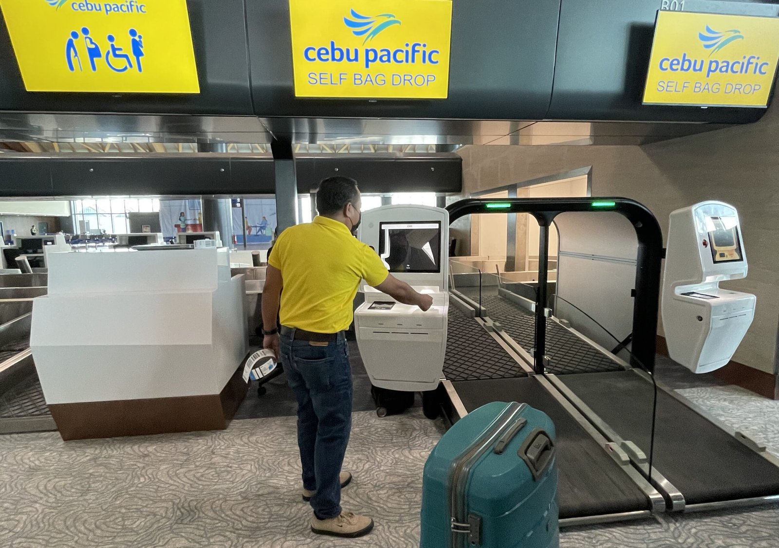 Cebu Pacific introduces first self-bag drop counter in its domestic ...