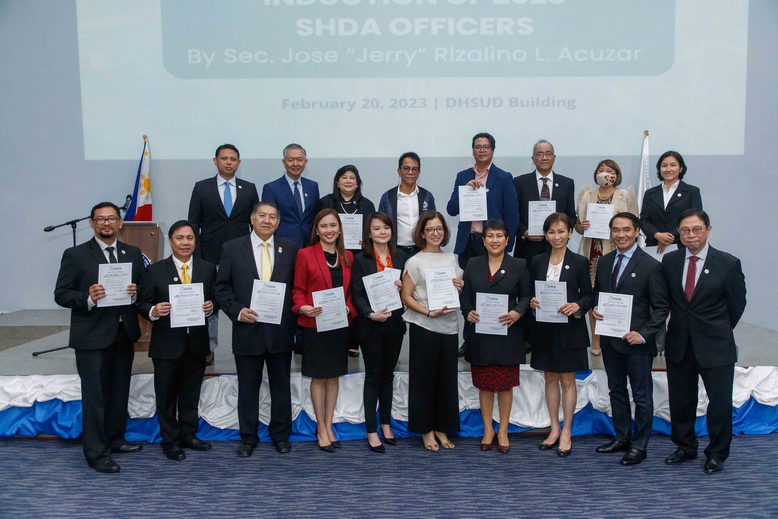 Sec. Acuzar leads Oath-Taking rites of new SHDA board of governors ...