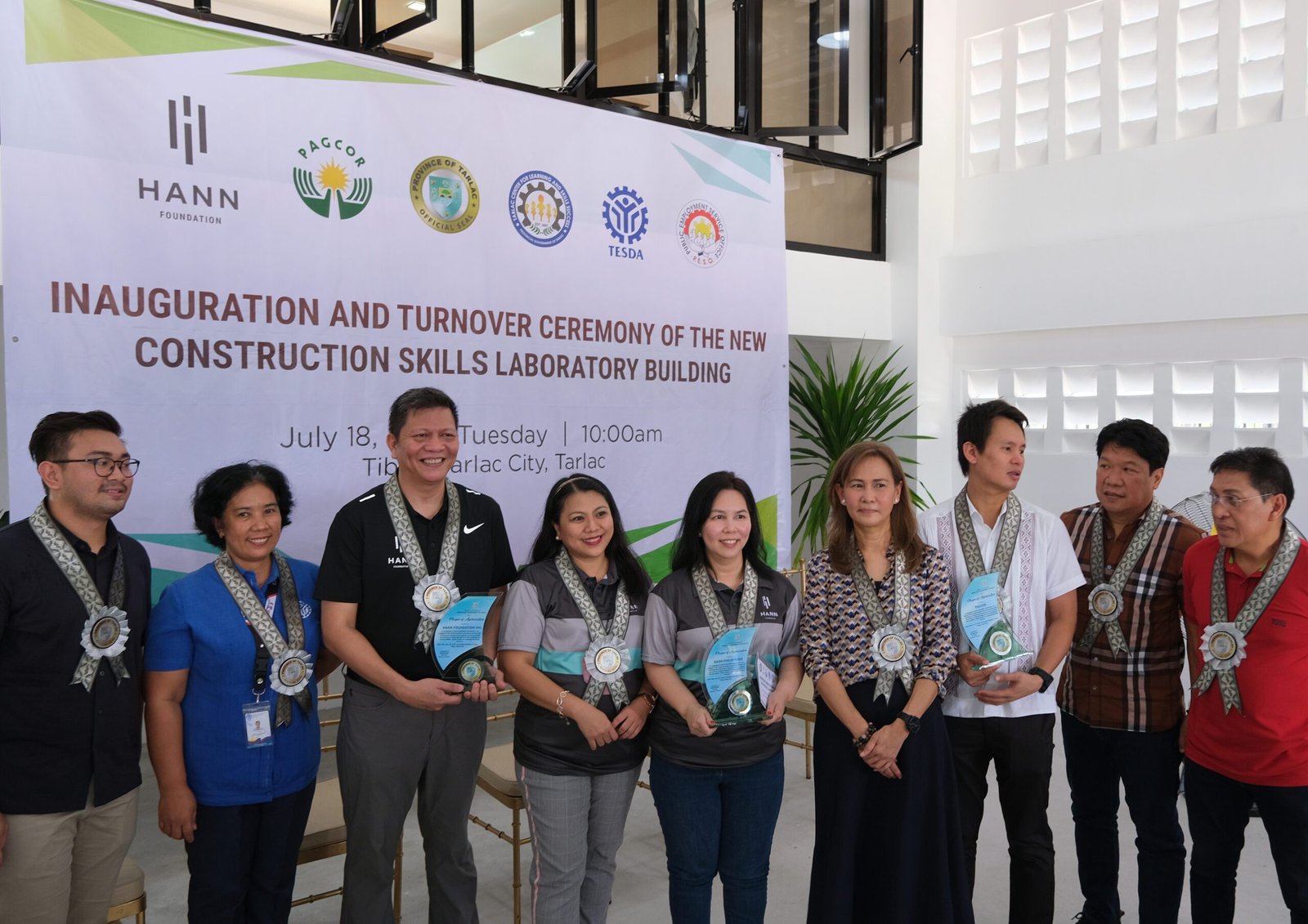 Hann Foundation, Inc. turns over First Construction Skills Laboratory ...