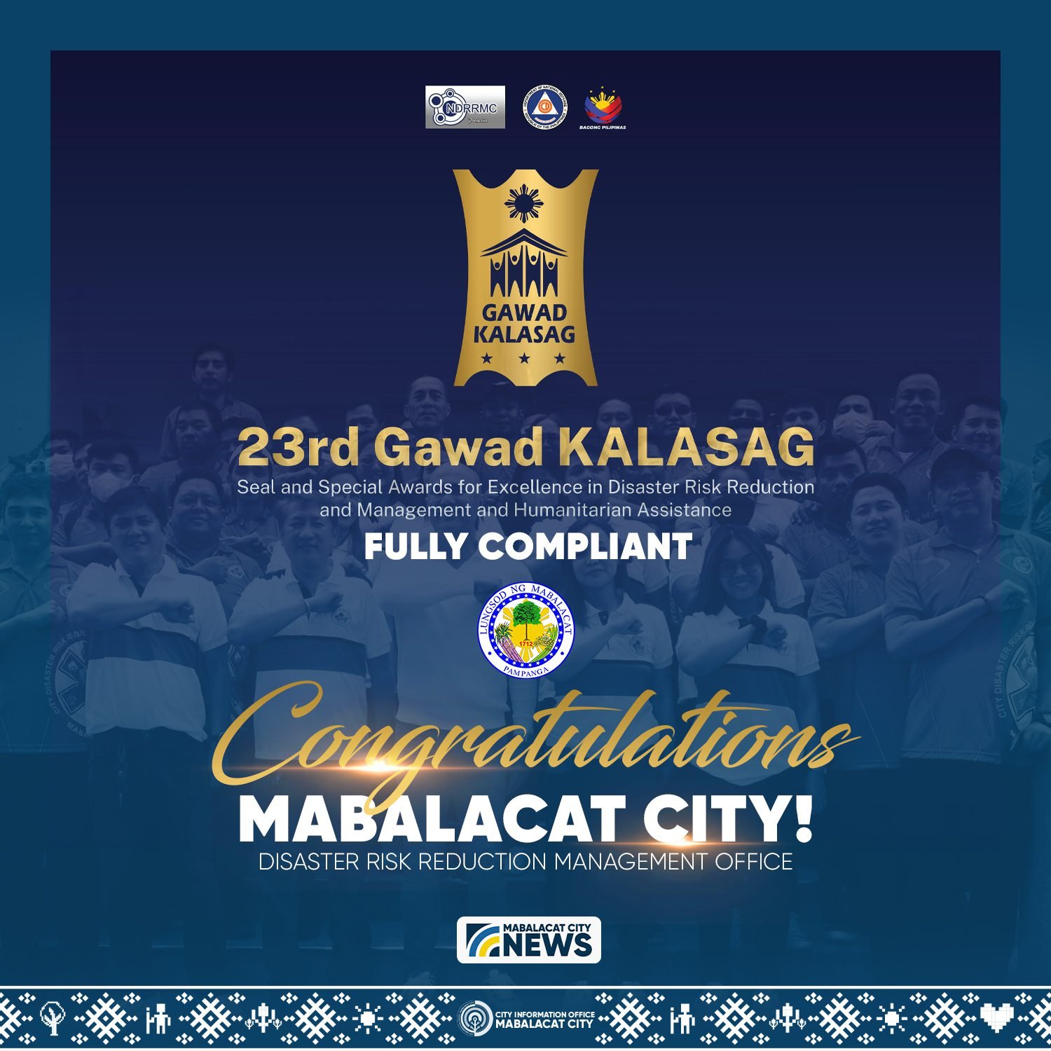 Mabalacat City is 2023 Gawad Kalasag awardee – The Voice Newsweekly