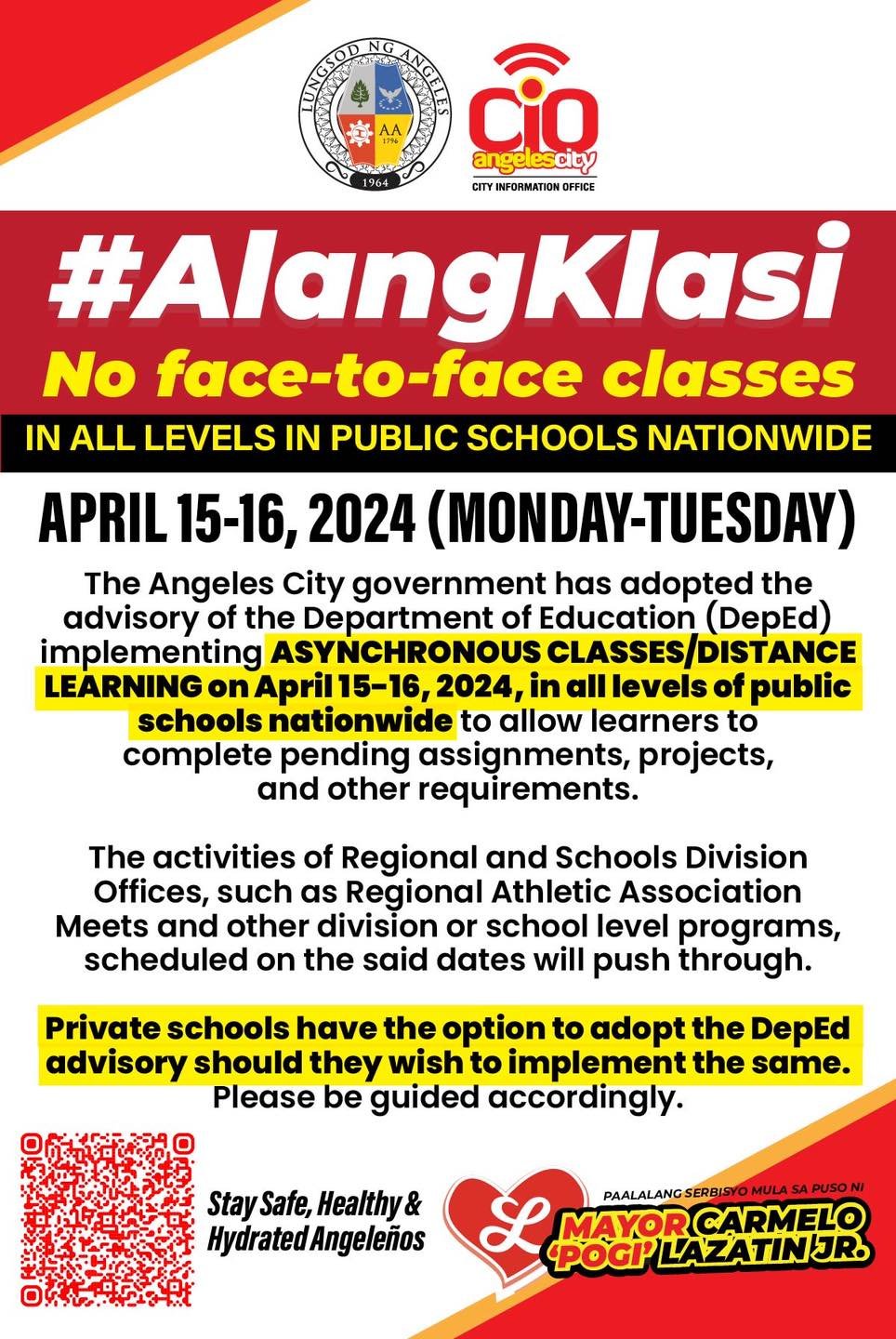 F2F CLASS SUSPENSION – The Voice Newsweekly