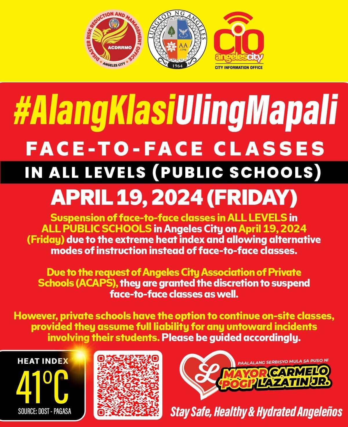 F2F CLASS SUSPENSION – The Voice Newsweekly