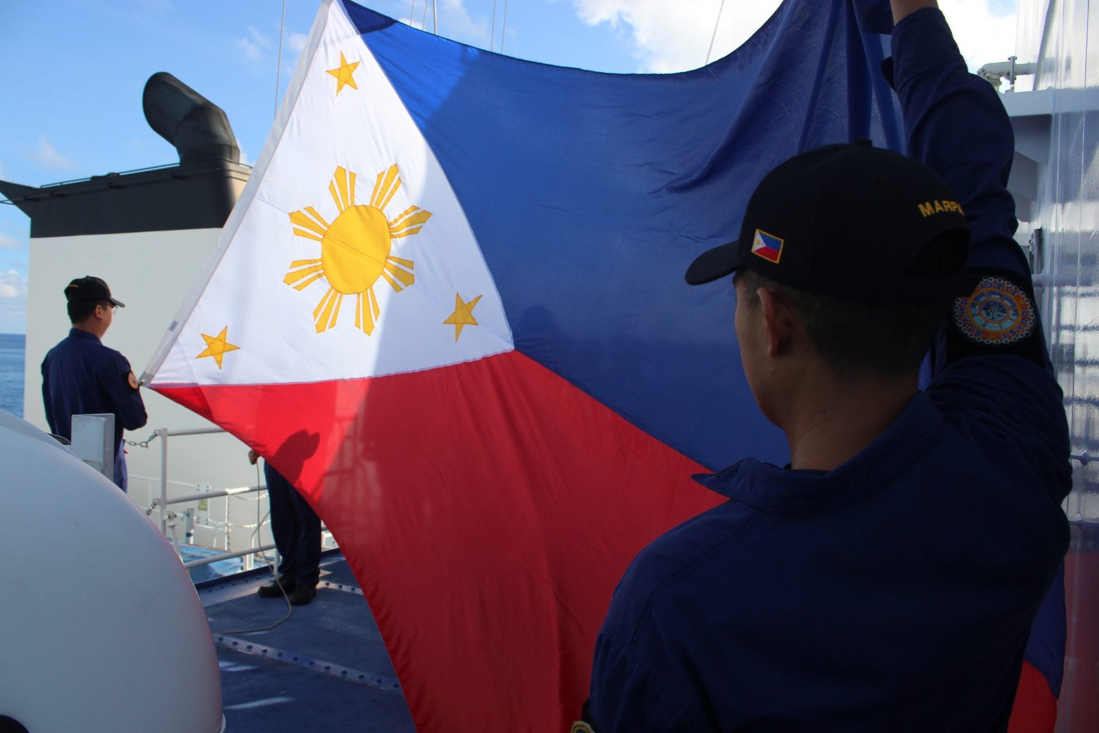 Philippine Coast Guard flag raising rites – The Voice Newsweekly