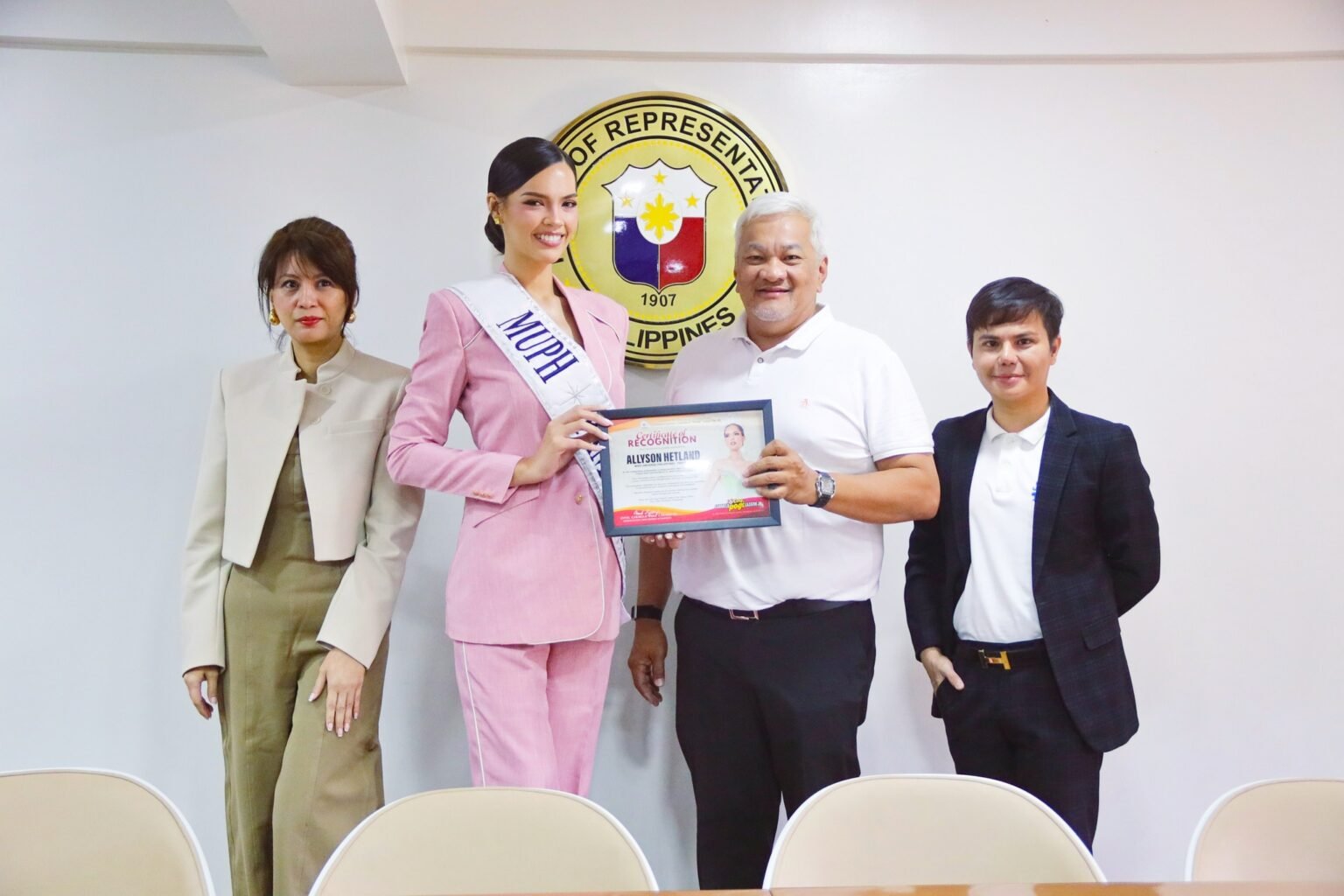 Cong Pogi honors Pampanga Beauty Queen Allyson Hetland for national ...